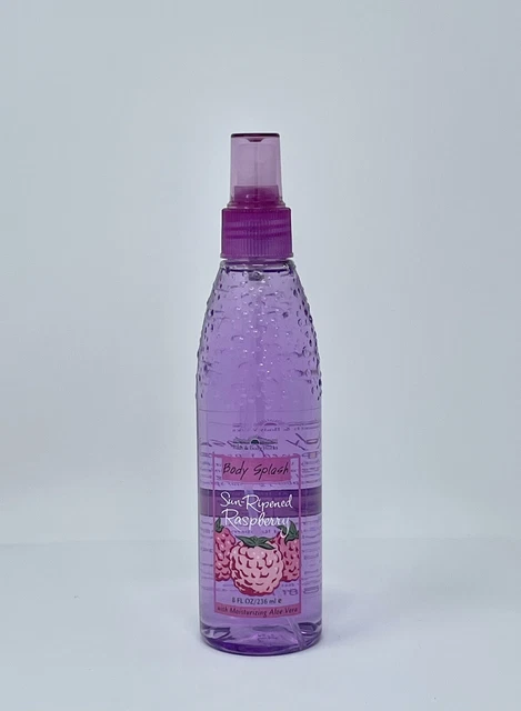 BATH & BODY Works Original SUN-RIPENED RASPBERRY Body Splash 8 oz ...