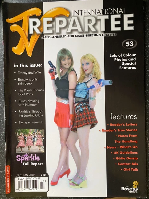 TV REPARTEE TRANSVESTITE magazine. Autumn 2006. Iss 53 Vintage. +Actual ...