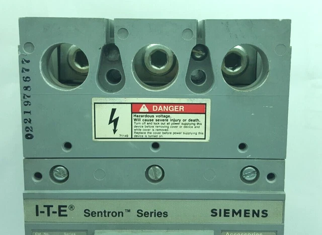 SIEMENS SENTRON I-T-E 250Amps 3 Poles Circuit Breaker Fxd63A250 ...