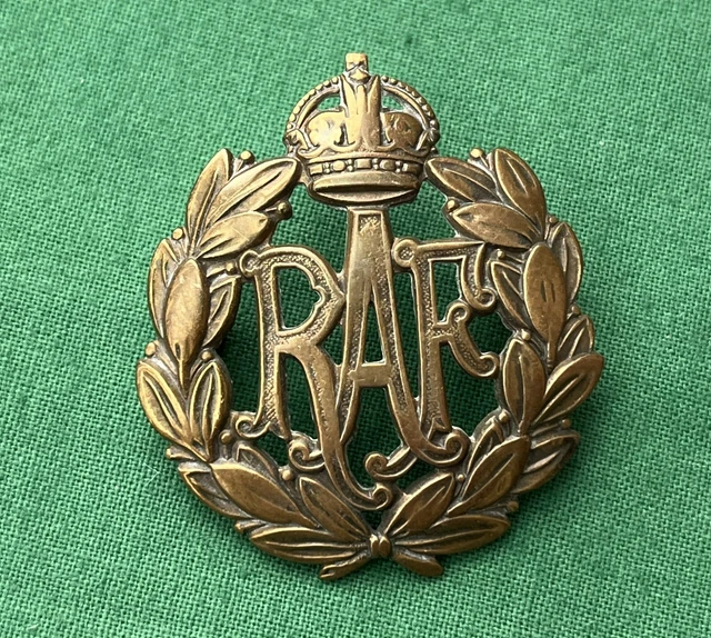 THE ROYAL AIR Force "RAF" ~ Genuine WW2 British Military Cap Badge £9. ...