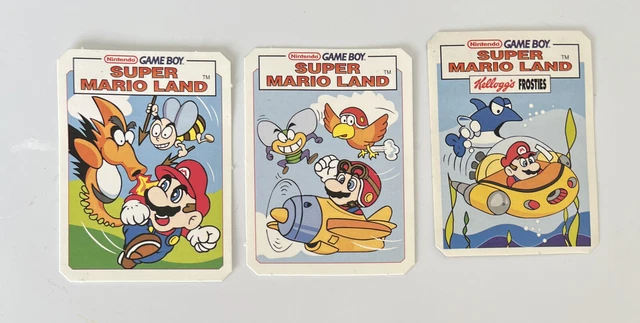KELLOGGS FROSTIES NINTENDO Game Boy. Super Mario Land. Cereal Card ...