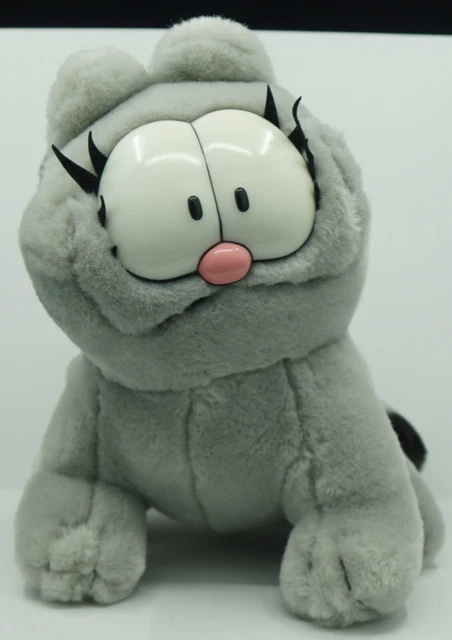 FINE TOY 8& Garfield's NERMAL Gray Plush Cat Stuffed Animal With Tags ...