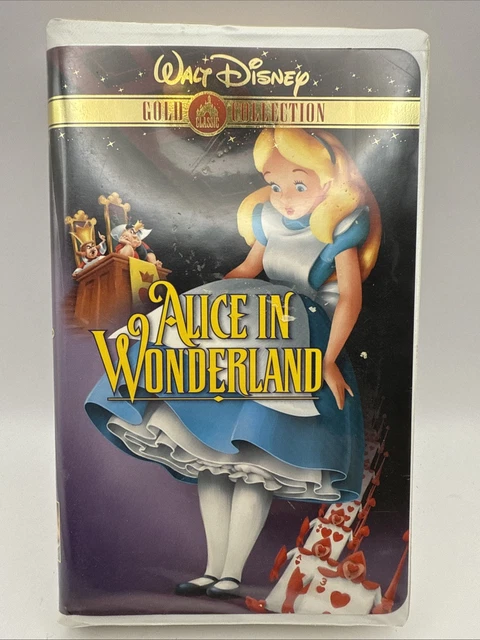 WALT DISNEY GOLD Collection Alice in Wonderland 2000 VHS Clamshell ...