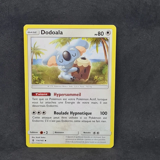 CARTE POKÉMON DODOALA 114/145 SL2 Soleil et Lune Gardiens Ascendants Fr ...