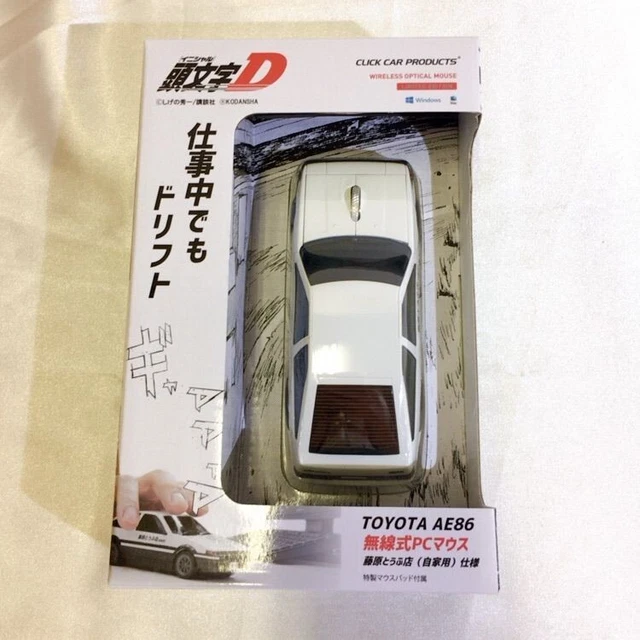 MOUSE WIRELESS INIZIALE D Toyota AE86 Fujiwara Tofu Shop Kouki Modello ...