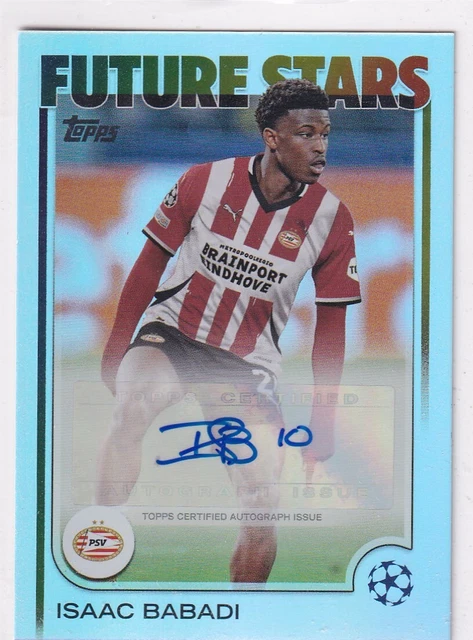 TOPPS CL CLUB Competición 2025 No. FSA-IB Isaac Baabdi Auto EUR 10,97 ...