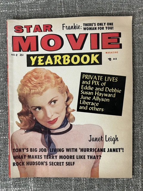 STAR MOVIE YEARBOOK Magazine January 1956 Janet Leigh Eddie Fisher ...