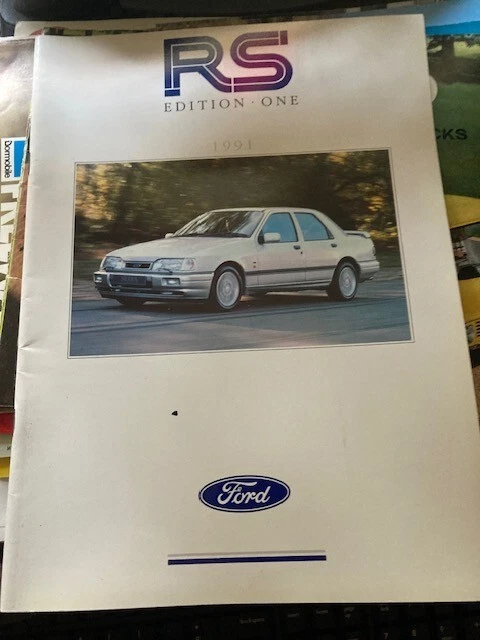 FORD RS BROCHURE 1991 Ed 1 Fiesta Escort RS Turbo Sierra RS Cosworth ...