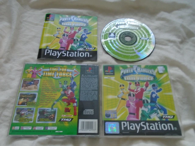 POWER RANGERS TIME Force PS1 (COMPLETE) black label Sony PlayStation rare £12.95 - PicClick UK
