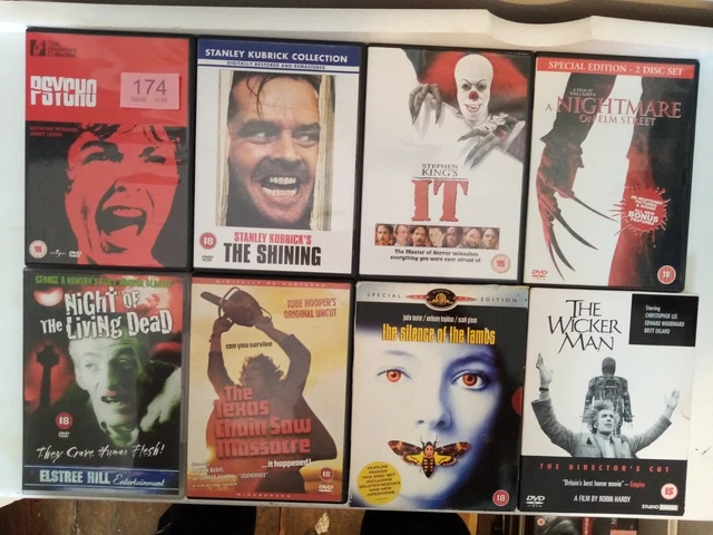HORROR DVD BUNDLE: 8 Classic Horror DVD's 174 EUR 18,74 - PicClick IT