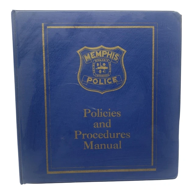 MEMPHIS POLICE DEPARTMENT Policies and Procedures Manual Binder Revised ...