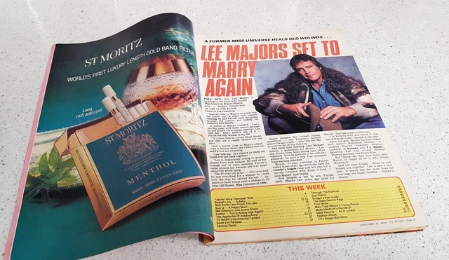 TV WEEK MAGAZINE Jan 15 1983 Hart to Hart, Lee Majors, Christopher ...