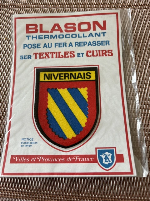 BLASON ADHÉSIF VILLES Et Provinces De France Thermocollant Textiles Nivernais EUR 2,50 - PicClick FR