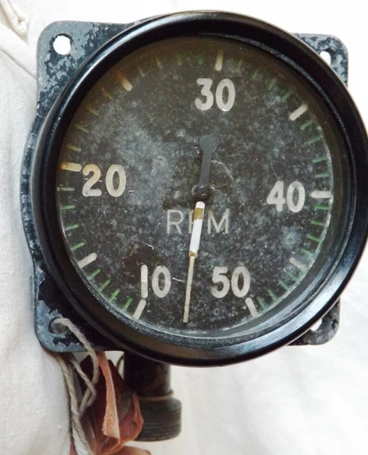 WW2 RAF AIRCRAFT Engine Speed Indicator Mk9G 6A/1300 - SPITFIRE, etc. £ ...
