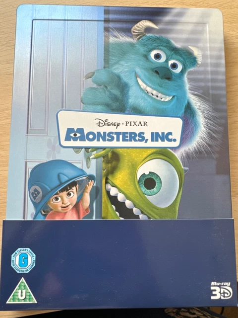 MONSTERS INC 3D 2D Bluray Steelbook Disney Pixar Zavvi Limited Edition ...
