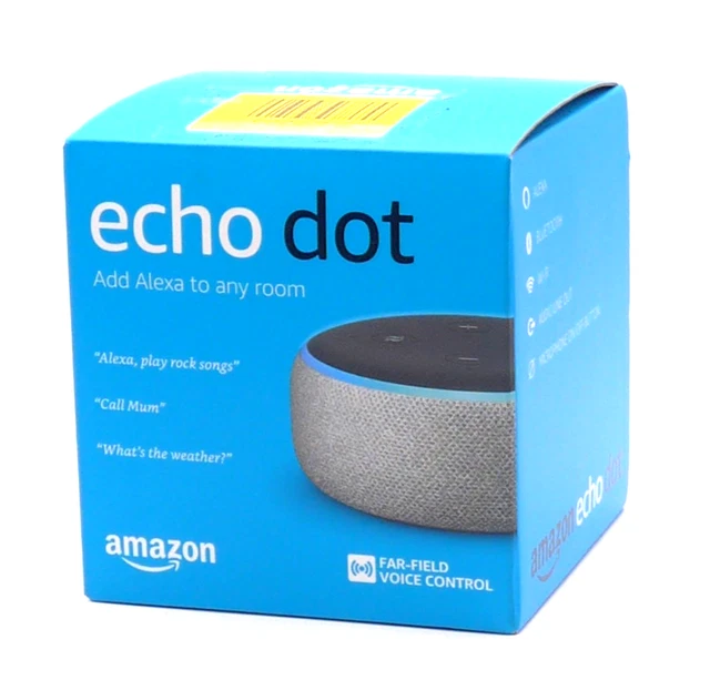 SMART SPEEAKER - Amazon Echo Dot (3rd Generation) Smart Speaker with ...