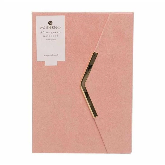 WHSMITH MODERNO WOMAN A5 Magnetic Notebook With Ruled White Pages £8.99 ...