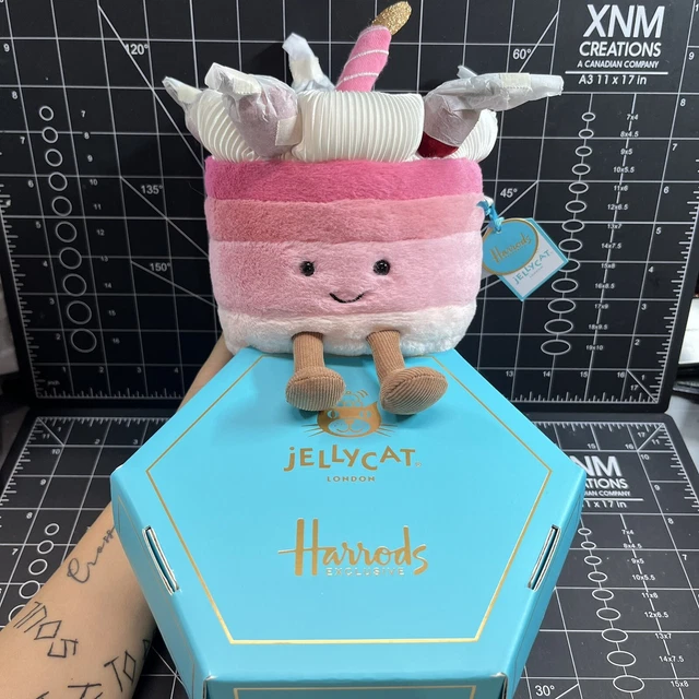 JELLYCAT HARRODS LONDON Exclusive Limited Edition Cheryl Cherry Cake ...