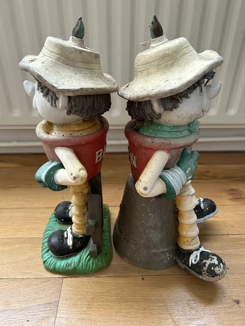 ULTRA RARE BILL ben flower pot men garden ornaments £79.00 - PicClick UK
