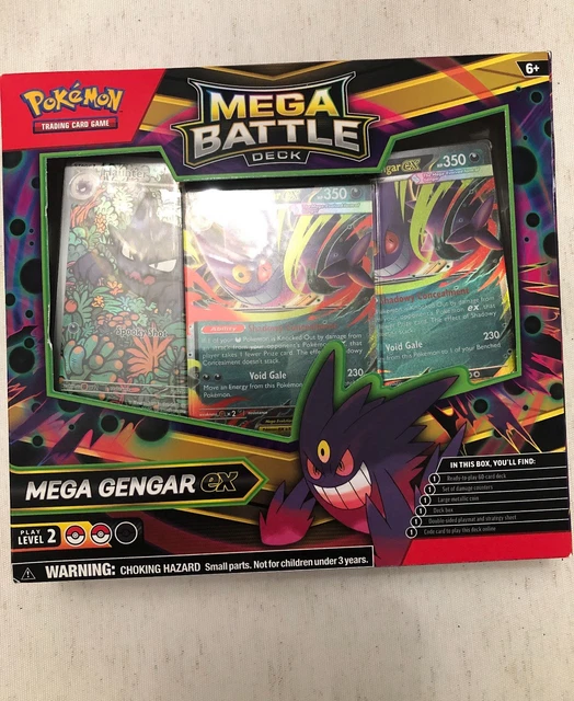 POKEMON TCG MEGA Battle Deck Mega Gengar ex Factory Sealed Brand New ...