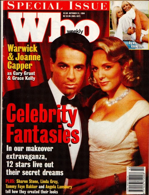 WHO WEEKLY - October 31, 1994 - Warwick Capper, Sharon Stone + Linda ...