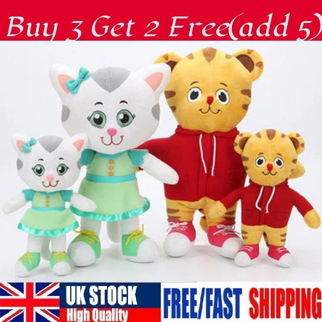 DANIEL TIGERS NEIGHBORHOOD Daniel Tiger And Katerina Kittycat Plush ...