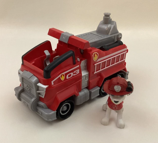 PAW PATROL, MARSHALL’S Deluxe Movie Transforming Fire Truck Toy Car. £ ...