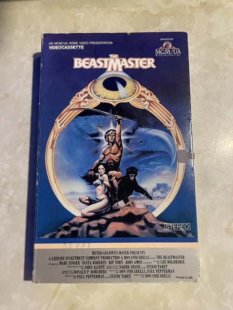 VINTAGE 1982 THE Beastmaster VHS MGM Big Box Sci-Fi Fantasy Cult £16.31 ...