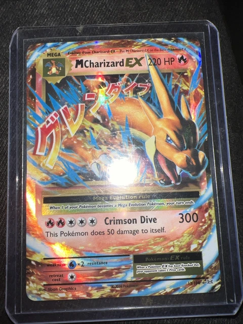 M CHARIZARD EX Mega 13/108 Evolutions XY Pokemon Card TCG $150.00 ...