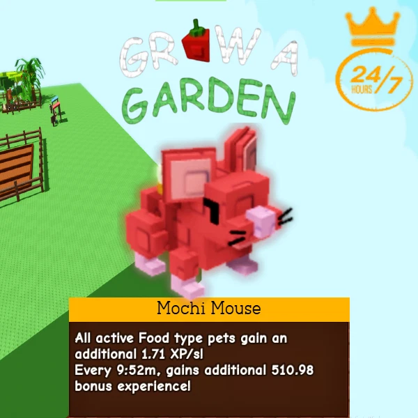 ROBLOX GROW A GARDEN 🐭 Mochi Mouse 🐭 New Pet & Fast Delivery $1.65 ...