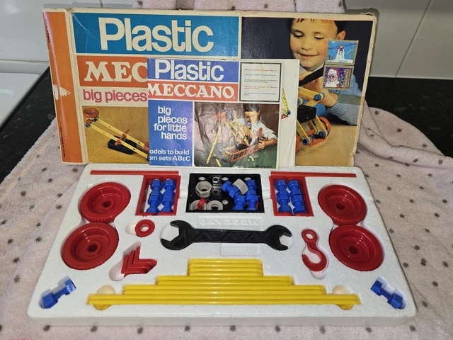 1970S VINTAGE PLASTIC meccano set Complete £21.51 - PicClick UK