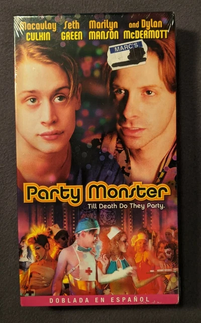 PARTY MONSTER 2003 VHS Sealed Macaulay Culkin Seth Green Spanish Dub £ ...