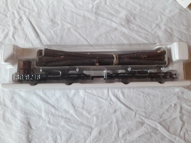 MÄRKLIN 48840 H0 DR Drehschemel-Rungen-Stammholzwagen mit Ladung, KKK ...