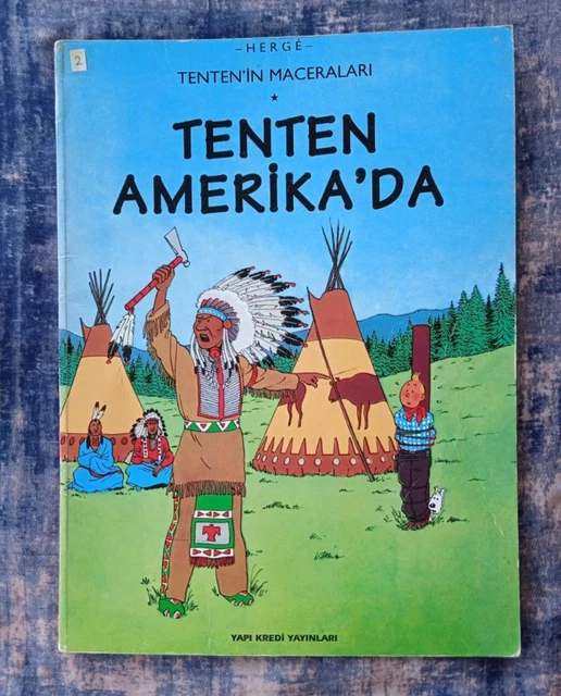 The Adventures Of Tintin Hergé Comic Original Comics Turkish Edition 3569