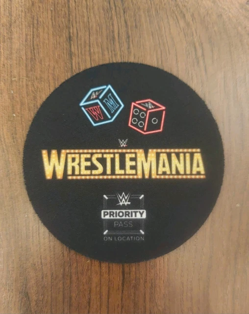 WWE WRESTLEMANIA 41 Coaster Las Vegas Priority Pass Kick Off Party ...