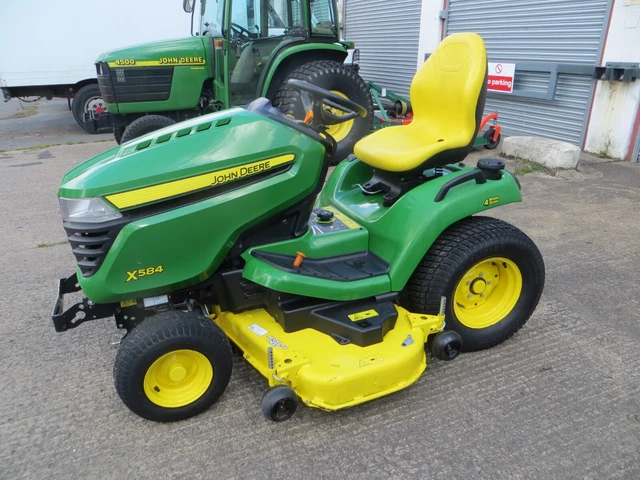 JOHN DEERE X584 4Ws Mulcher+Snow Blade,Ride On Mower,Garden Tractor ...