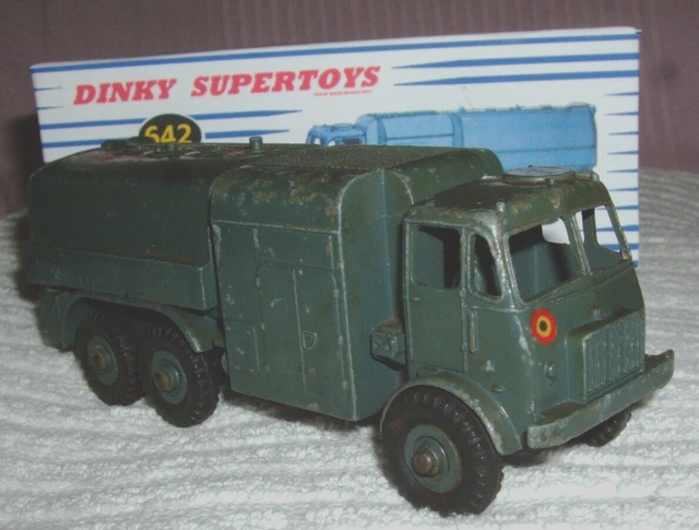 DINKY MILITARY &BOXED& RAF MODEL (RAF PRESSURE REFUELLER) No 642/USED £ ...