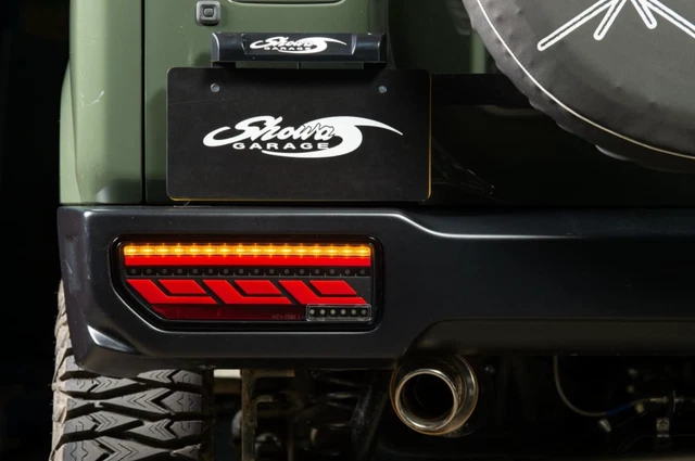 SHOWA GARAGE SUZUKI Jimny JB64 JB74 Sequential LED Tail Lamp Clear/Red bar Japan EUR 368,76 ...