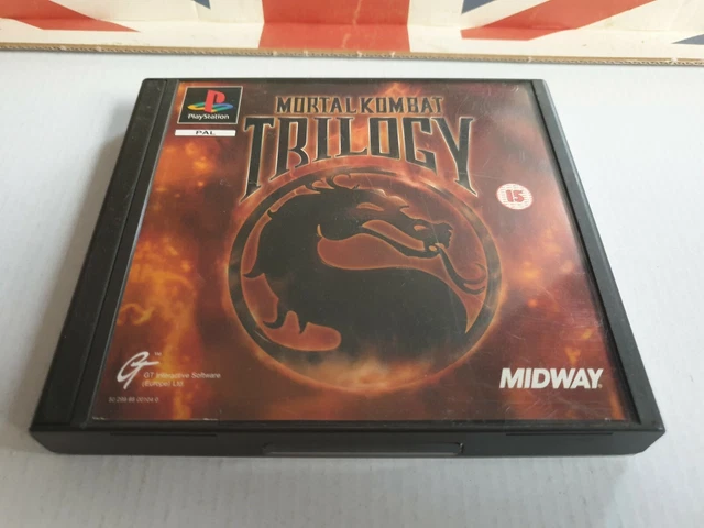 MORTAL KOMBAT TRILOGY. PS1 Game. RARE BLACK LABEL. (PlayStation One ...