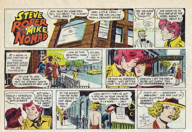 STEVE ROPER & Mike Nomad - full color Sunday comic page - January 12 ...