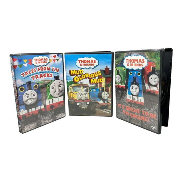 THOMAS & FRIENDS DVD Lot: Mud Glorious Mud, Great To Be An Engine ...