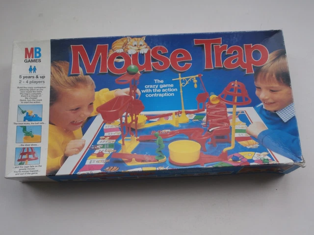 VINTAGE MB MOUSE TRAP Board Game Nearly Complete For Spares £5.86 ...