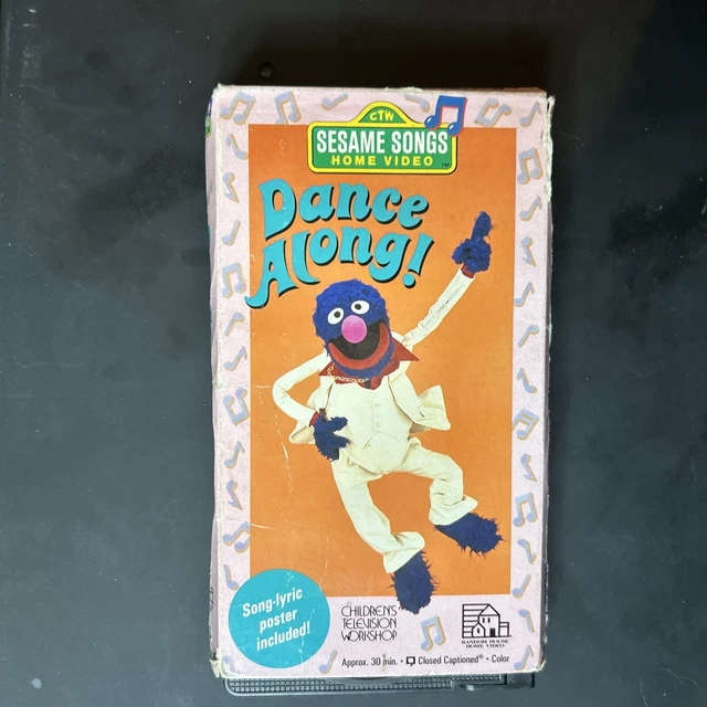 Sesame Street Dance Along Vhs Songs Vhs 2 75 Picclick Ca