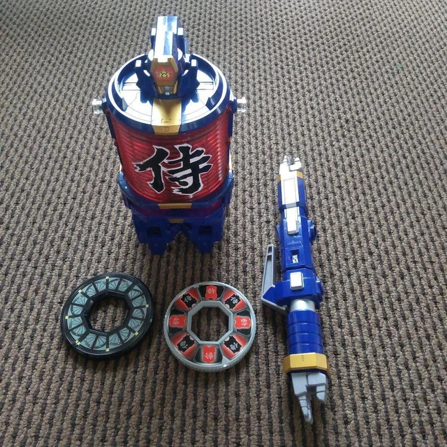 POWER RANGERS SAMURAI Sentai Shinkenger Megazord Daigoyo Morpher Tested ...
