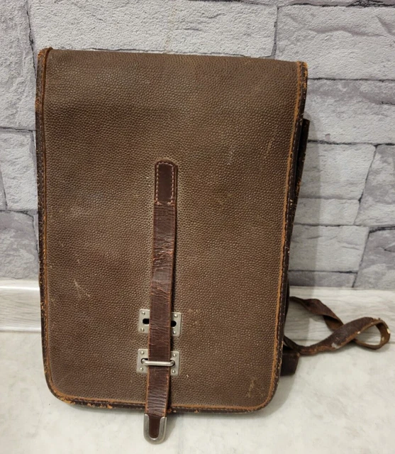SOVIET RED ARMY USSR military Officer Leather Map Bag Case Tablet ...