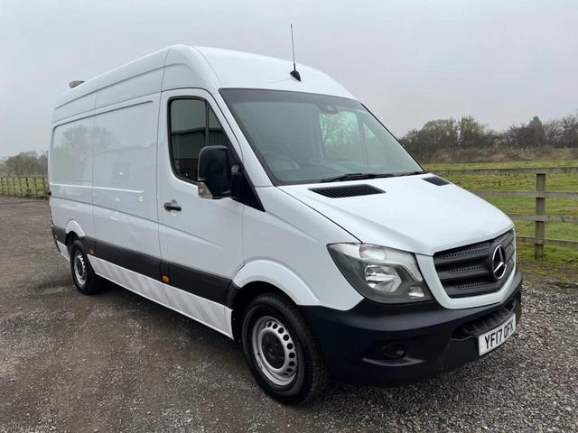 2017 17 MERCEDES Sprinter 314 Cdi Mwb L2 H3 High Roof Rwd Van Euro6 ...