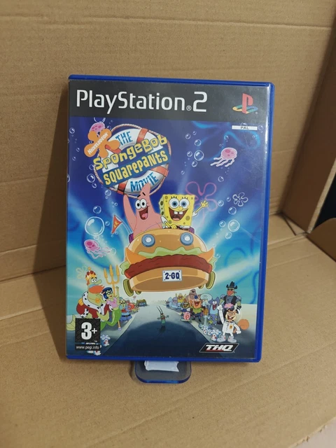 SPONGEBOB SQUAREPANTS THE Movie Sony Playstation 2 PS2 Game With Manual ...