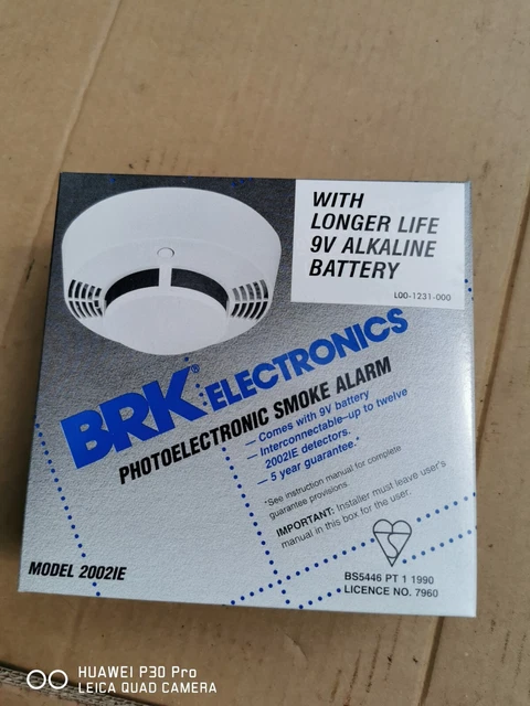 BRK 2002IE SMOKE Alarm Interconnectable Electronic £21.52 - PicClick UK