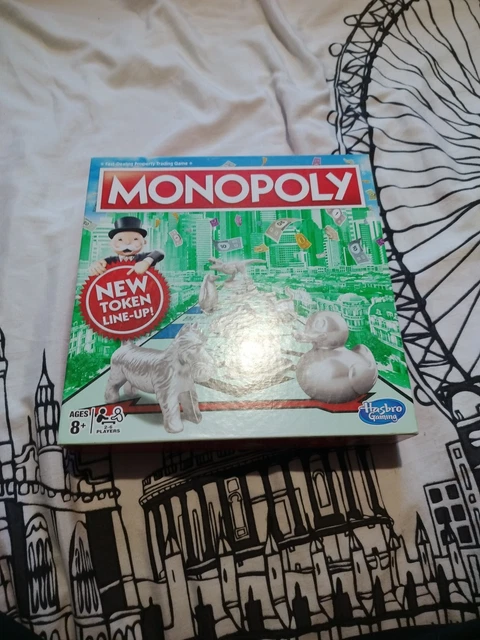 HASBRO MONOPOLY WITH New Token Line-Up Board Game Ref 36 $22.12 ...