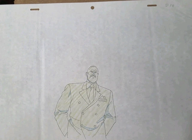 RARE! AKIRA (1988) Original Production Drawing Douga Colonel Shikishima ...